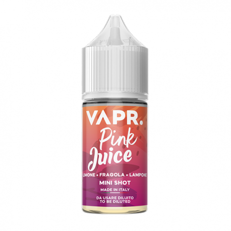 VAPR. Pink Juice Mini Shot 10 +10 - Ingrosso Online - Dropshipping